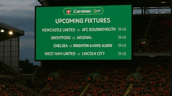 Carabao Cup Fixtures | Upcoming Games & Kickoff Times